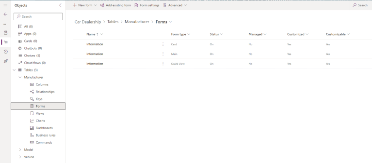 Building your first Model-driven App – Part 3 : The UI – Forms and ...
