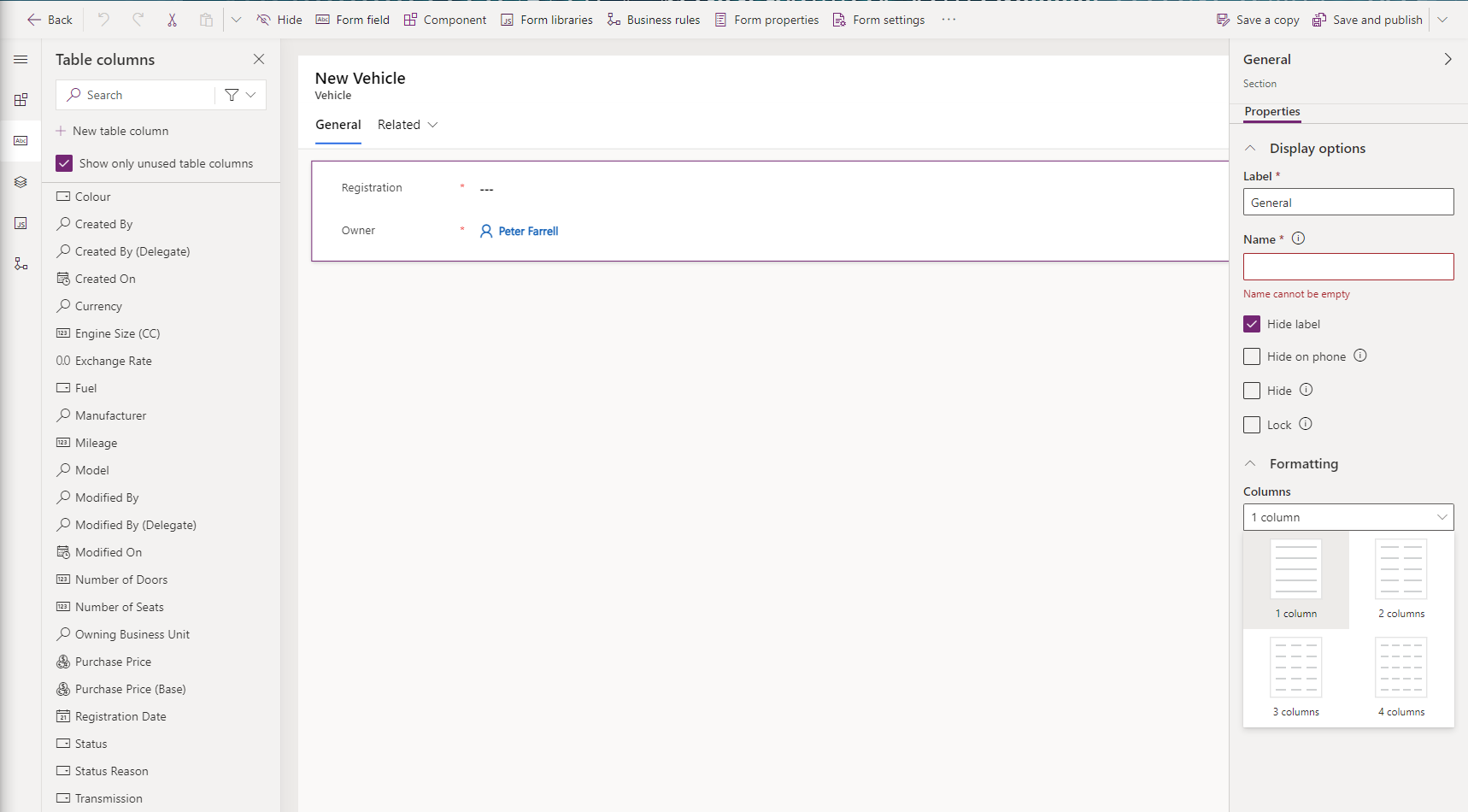 Building your first Model-driven App – Part 3 : The UI – Forms and ...