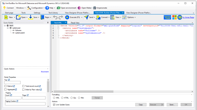 Creating Custom Views on the User table with XRMToolbox – Power ...