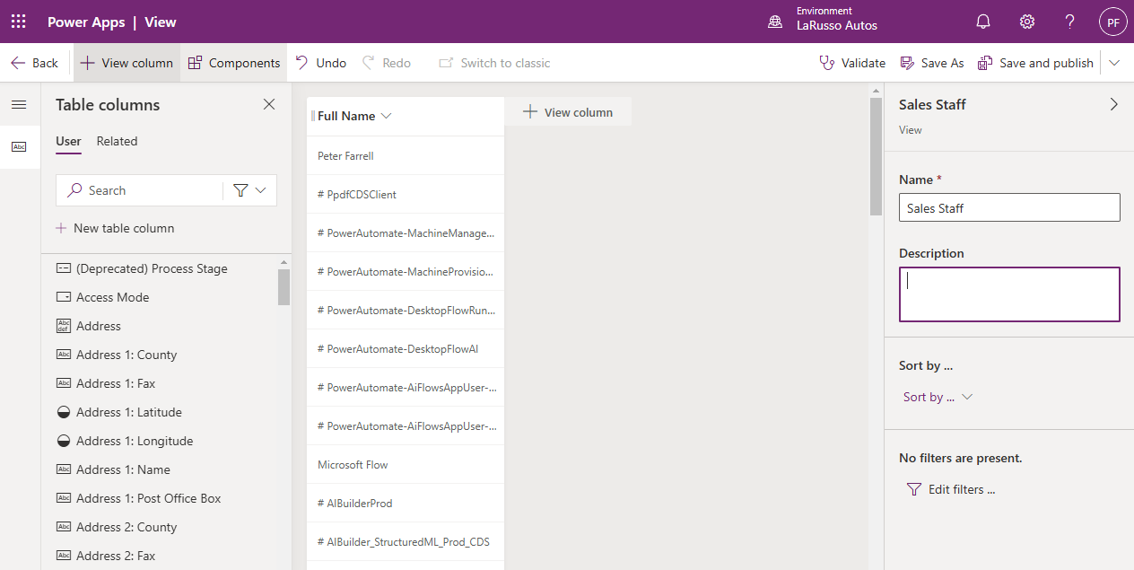 Creating Custom Views on the User table with XRMToolbox – Power ...